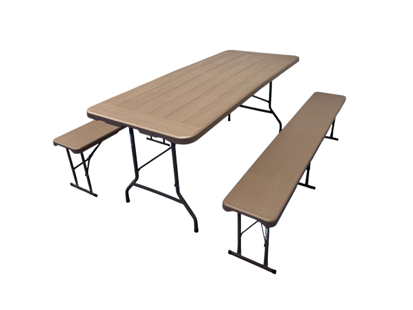 TENTino Plastový pivní set skládací WOOD - 180 cm za 2949 Kč - Vše pro ...